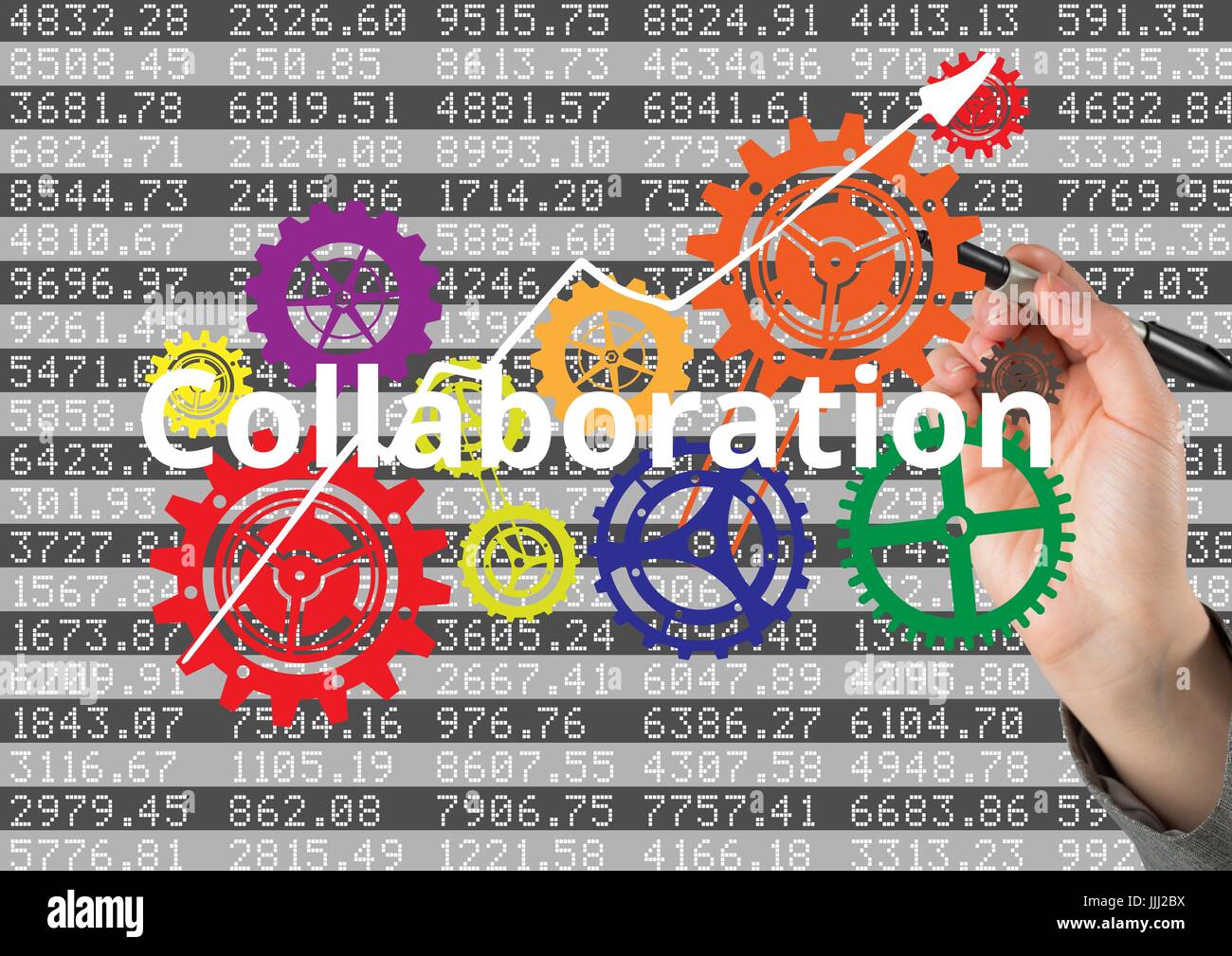 Chart With Arrow Vector High Resolution Stock Photography and Images ...