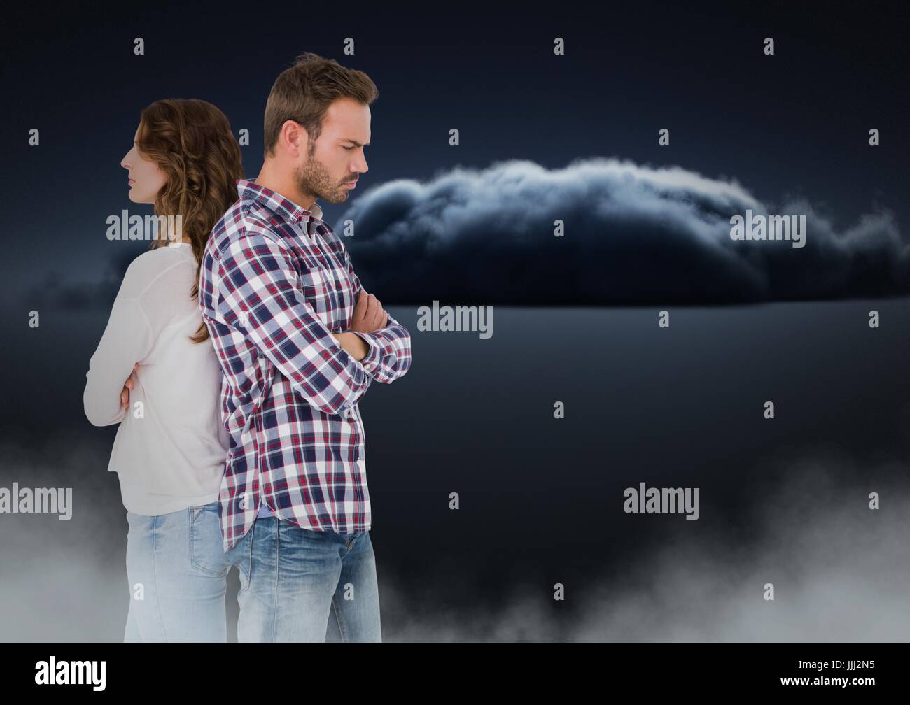 Facing back hi-res stock photography and images - Alamy