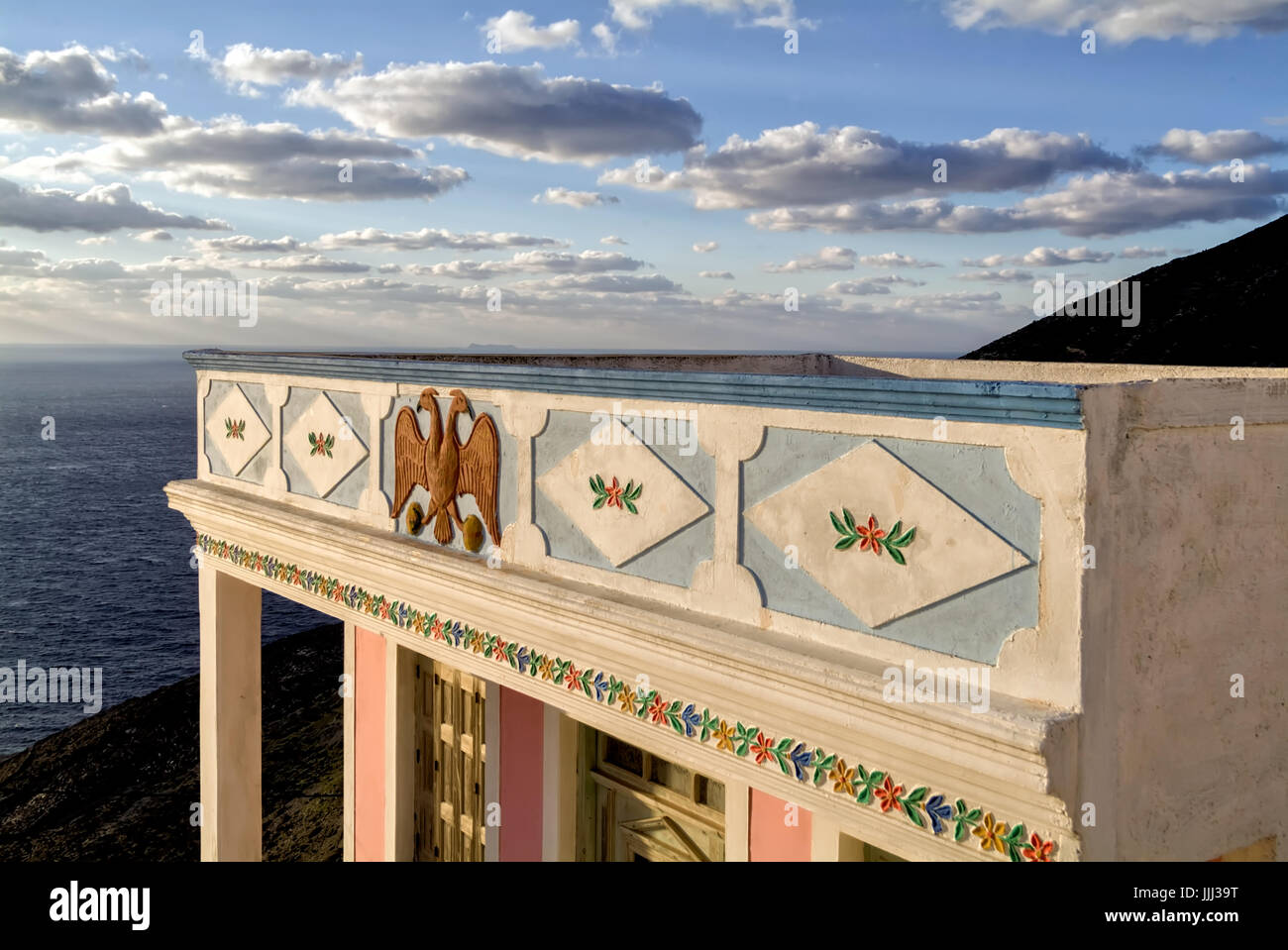 Greece, Aegean Islands, Karpathos island, Traditional Olympos house ...