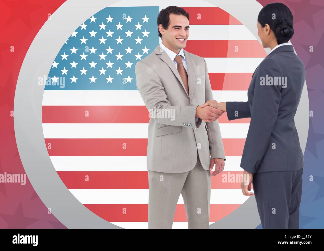 Handshake for independence day Stock Photo - Alamy