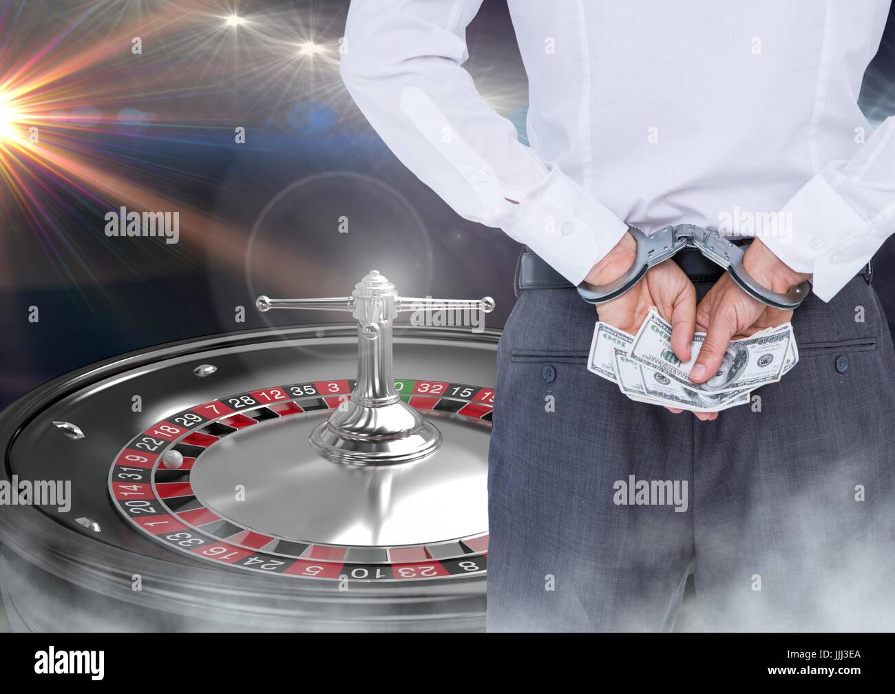 Roulette wheel hands hi-res stock photography and images - Alamy