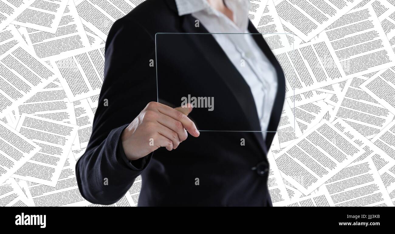 Mid section female executive using hi-res stock photography and images ...