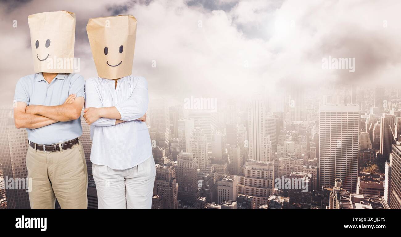 Smiley face people aerial hi-res stock photography and images - Alamy