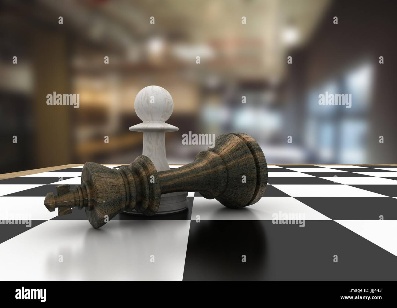 Chess desk hi-res stock photography and images - Alamy