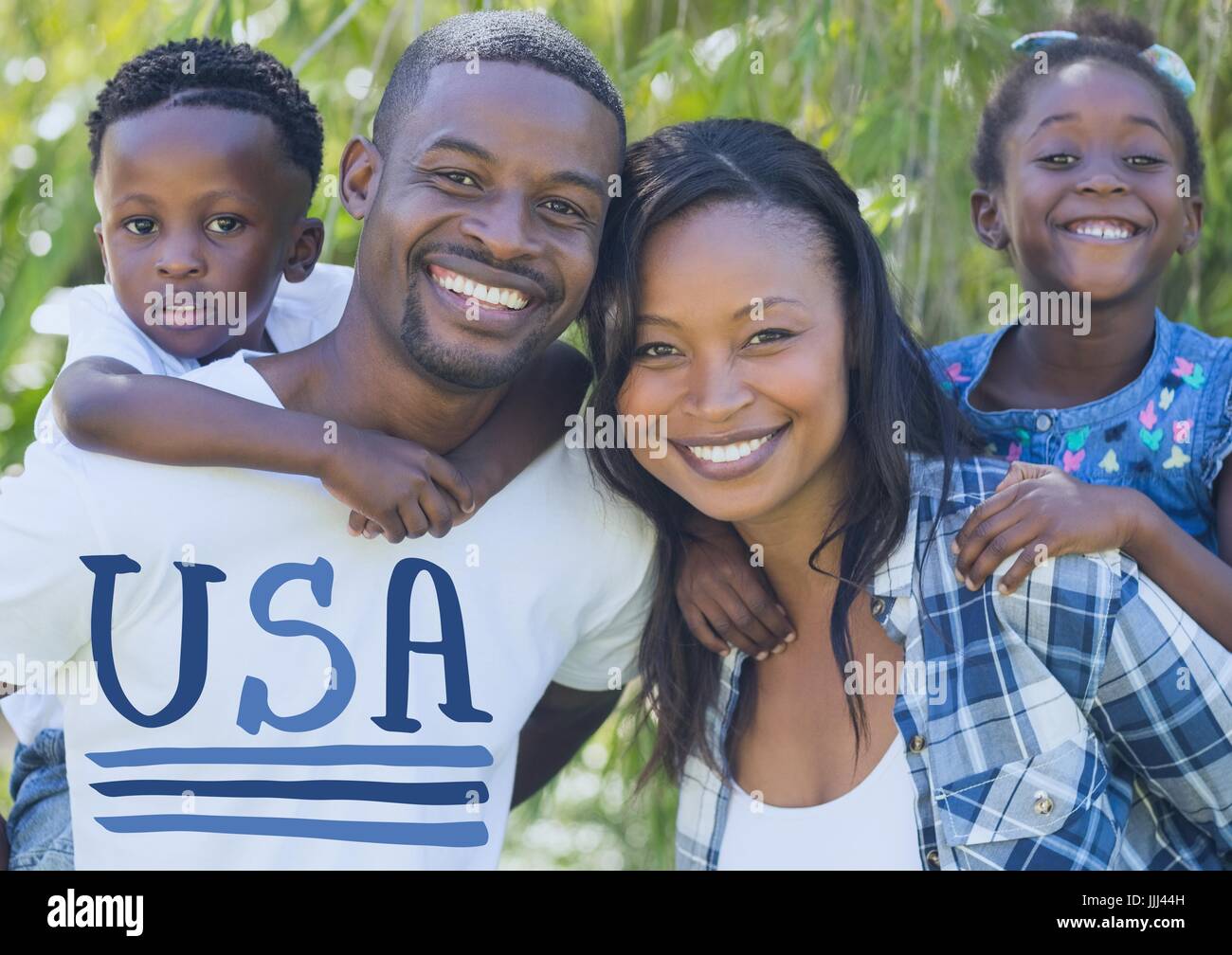 American family hi-res stock photography and images - Alamy