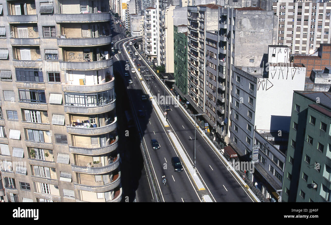 Minhocão; Center; São Paulo; Brazil Stock Photo - Alamy