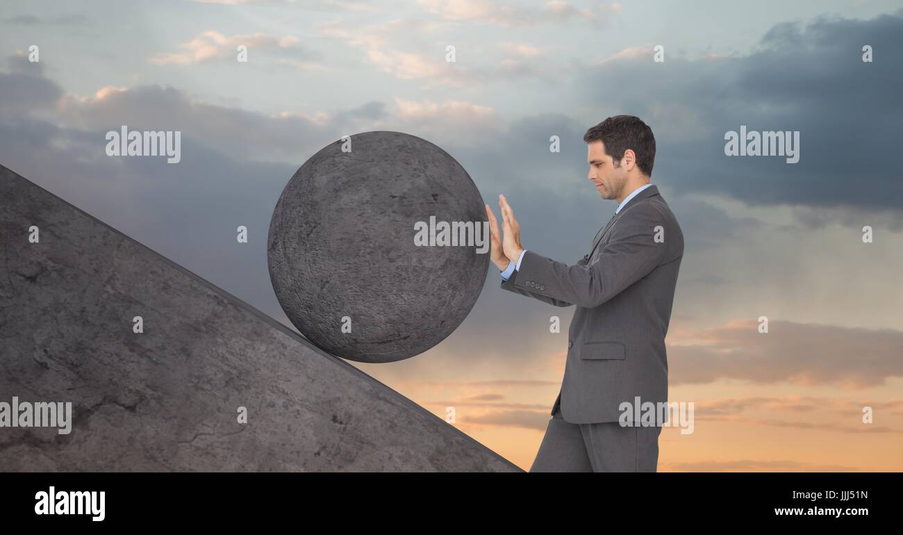 Pushing Rock Stock Photos & Pushing Rock Stock Images - Alamy