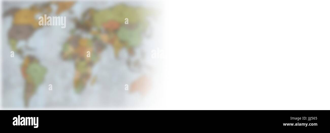 Blurry map with white transition Stock Photo - Alamy