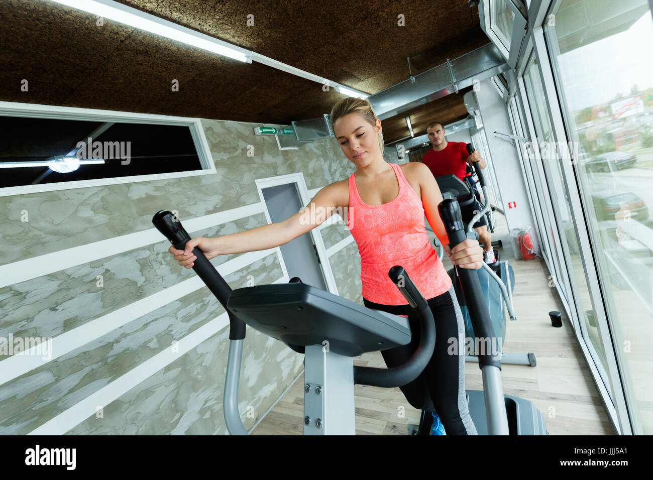 Doing cardio hi-res stock photography and images - Alamy