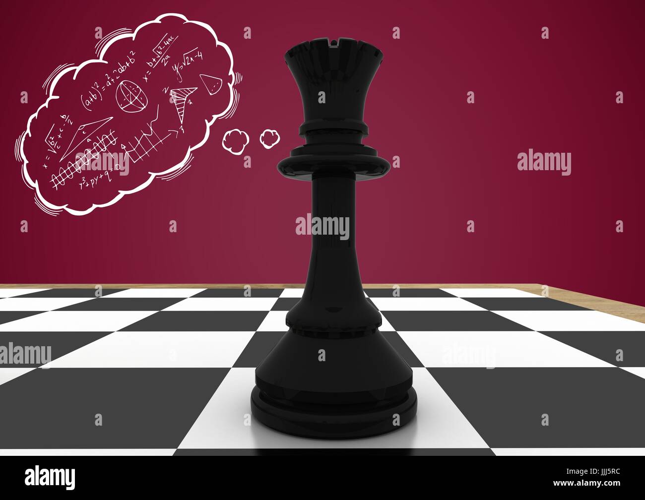 3d digital render chess piece hi-res stock photography and images - Alamy