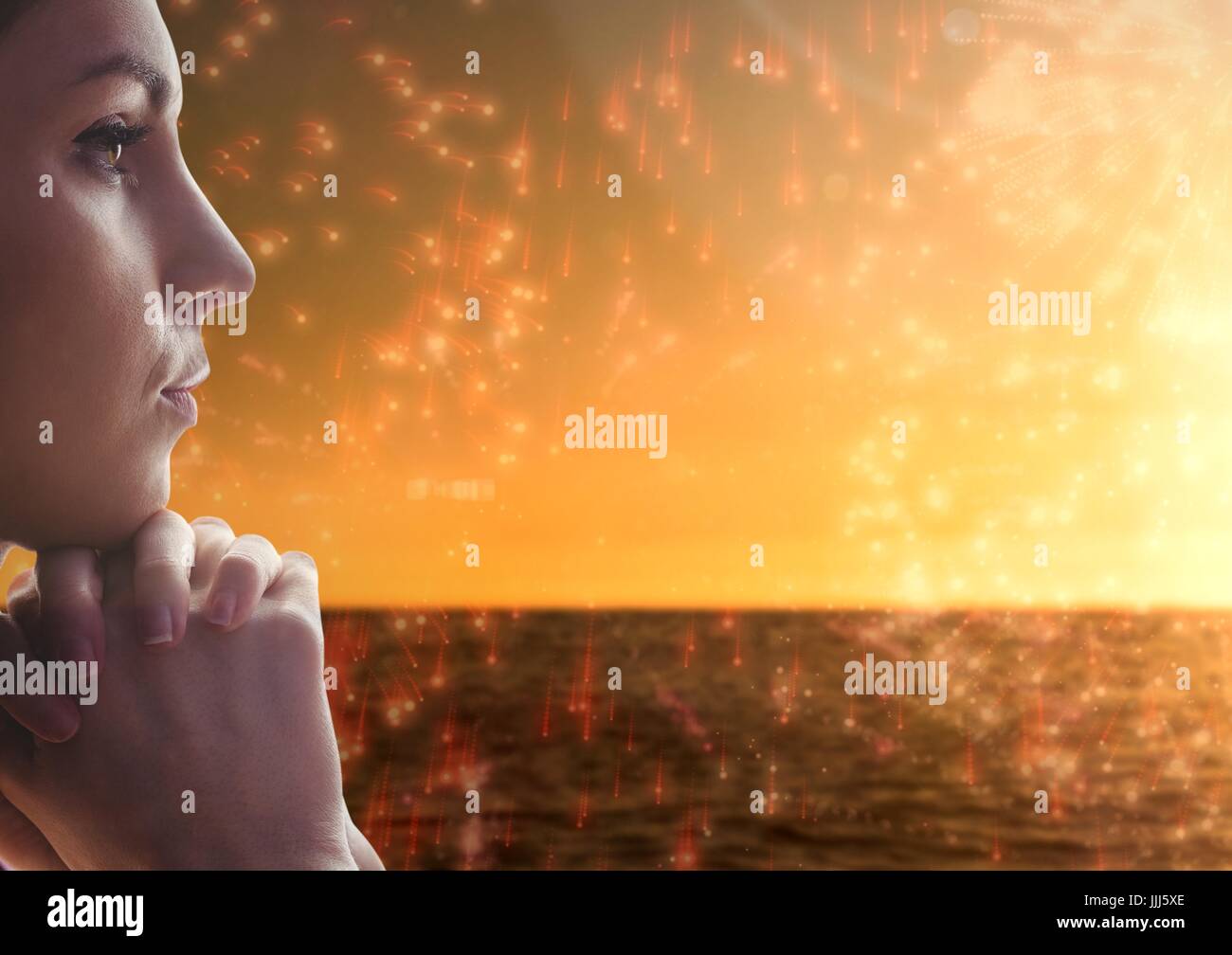 Contemplating ocean hi-res stock photography and images - Alamy