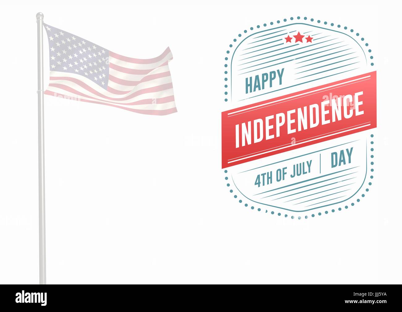 Patriotic american poster Cut Out Stock Images & Pictures - Alamy