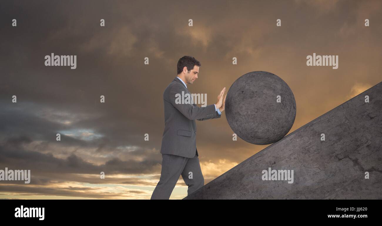 Man rolling down hill hi-res stock photography and images - Alamy