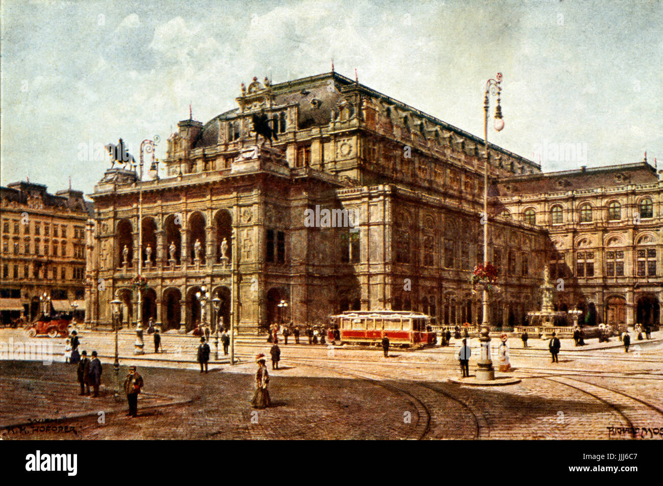 Vienna Opera House - exterior Stock Photo - Alamy