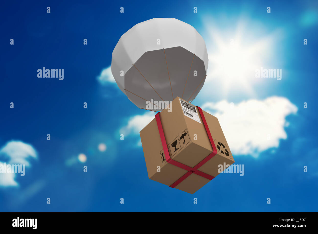 Parachute box hi-res stock photography and images - Alamy