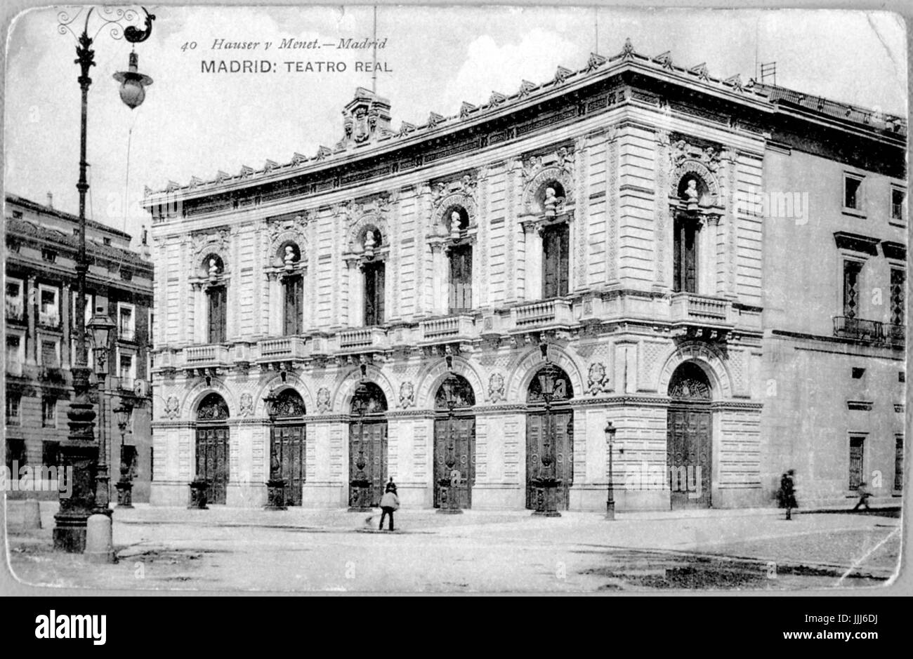 MADRID. Teatro Real (opera house) Early 1900's Stock Photo - Alamy