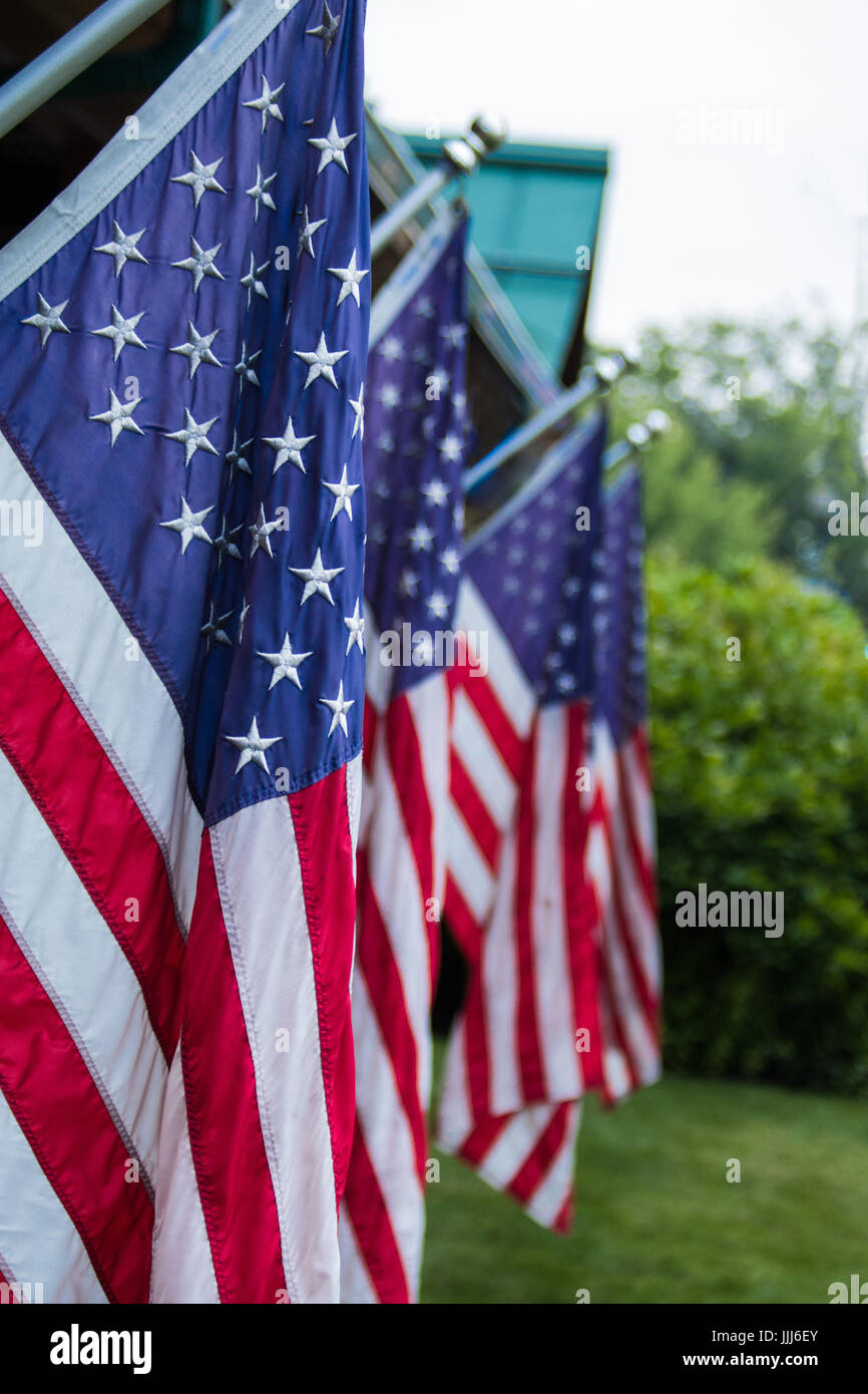 American flag vector hi-res stock photography and images - Alamy