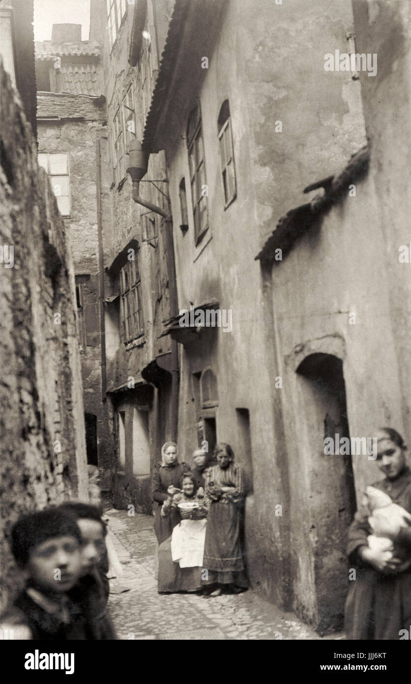 Jewish quarter of Prague formerly the medieval ghetto. Josefstadter ...