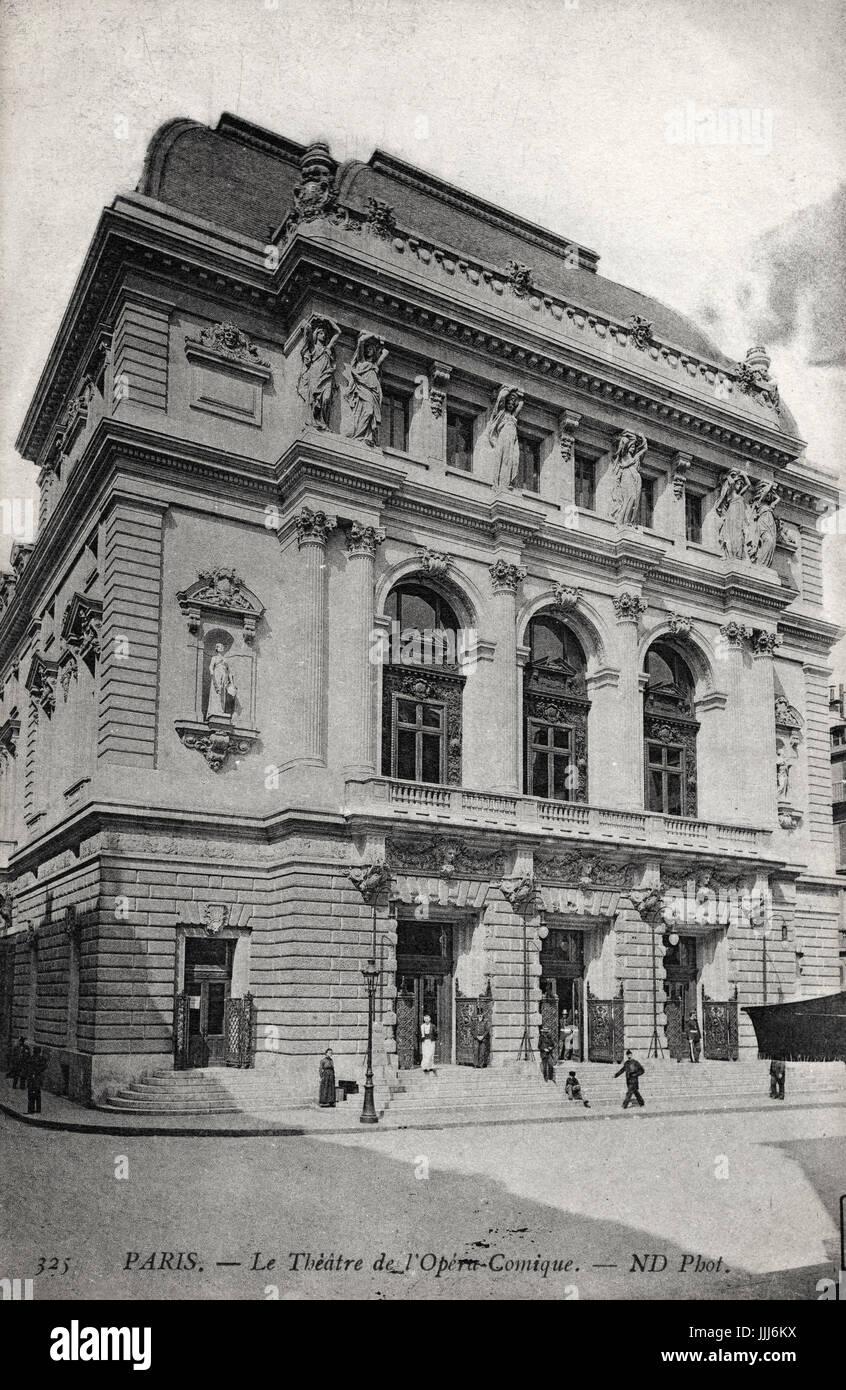 PARIS - OPERA COMIQUE exterior Stock Photo - Alamy