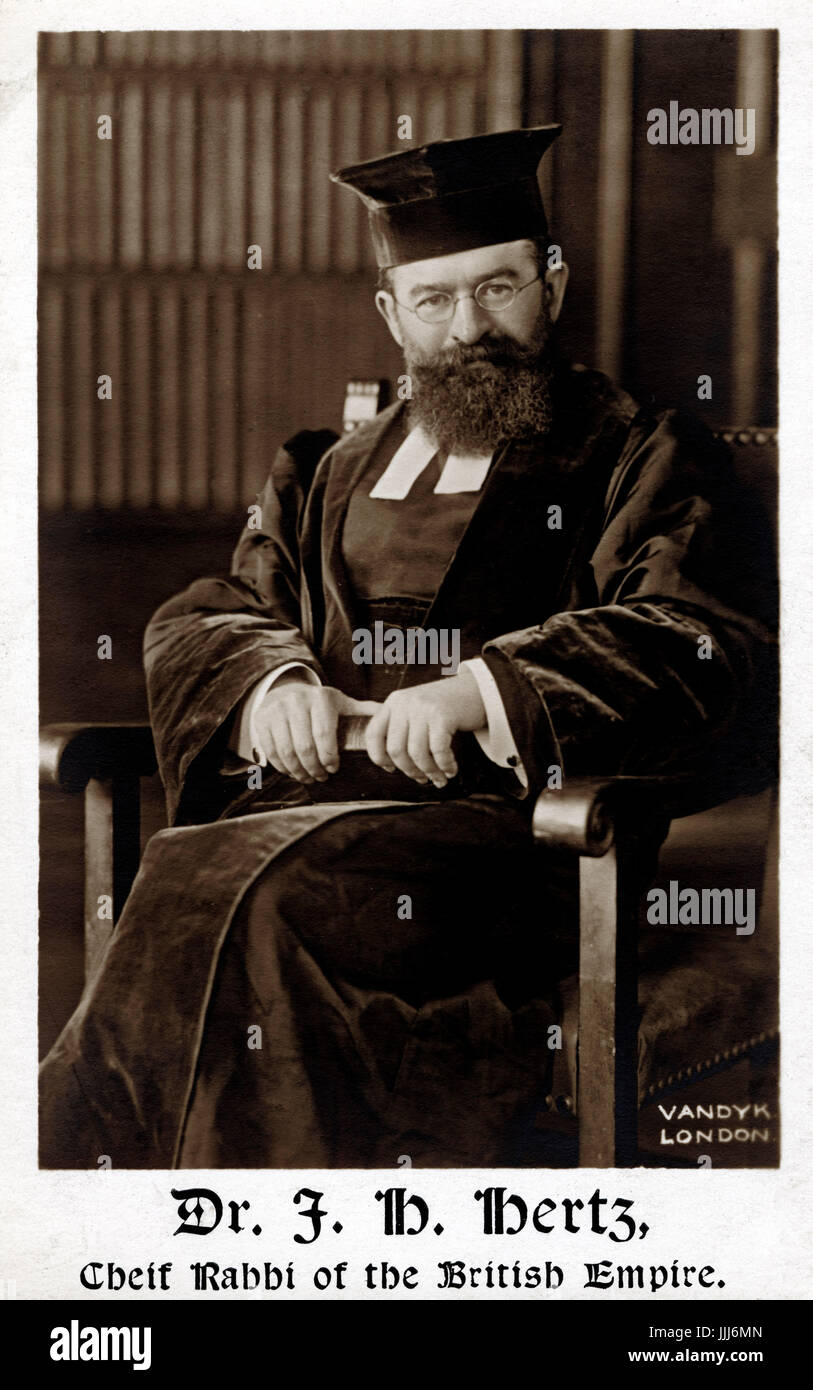 Chief rabbi hertz hi-res stock photography and images - Alamy