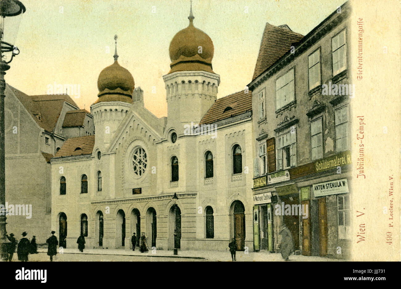 Jubiläumstempel , Vienna, Austria. Early 20th century. Also known as ...