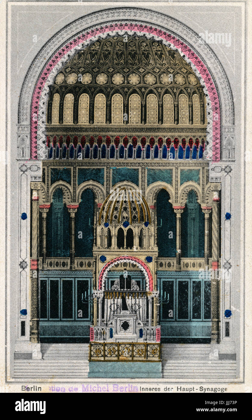 Main synagogue, Berlin - ark. Early 20th century. (Haupt - Synagoge ...