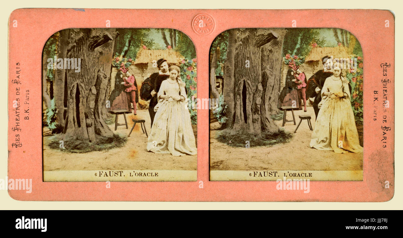 Faust opera by Charles Gounod (1818-1893), 1859. 'I'Oracle' (the oracle ...