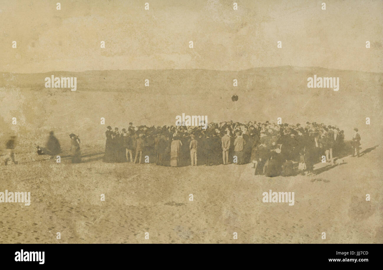 Founding of Tel Aviv, 1909. Families take part in a lottery for ...