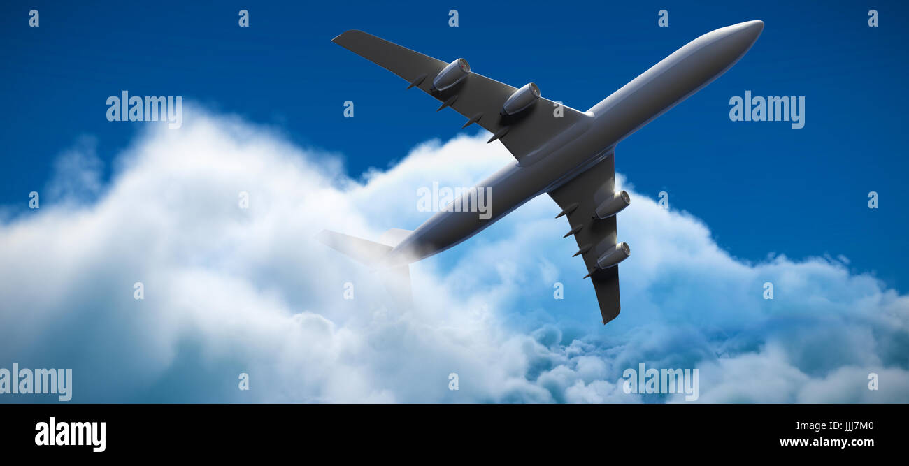 3d image airplane hi-res stock photography and images - Alamy