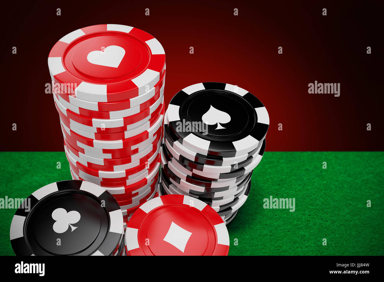 Composite 3d image of vector image of gambling chips Stock Photo - Alamy