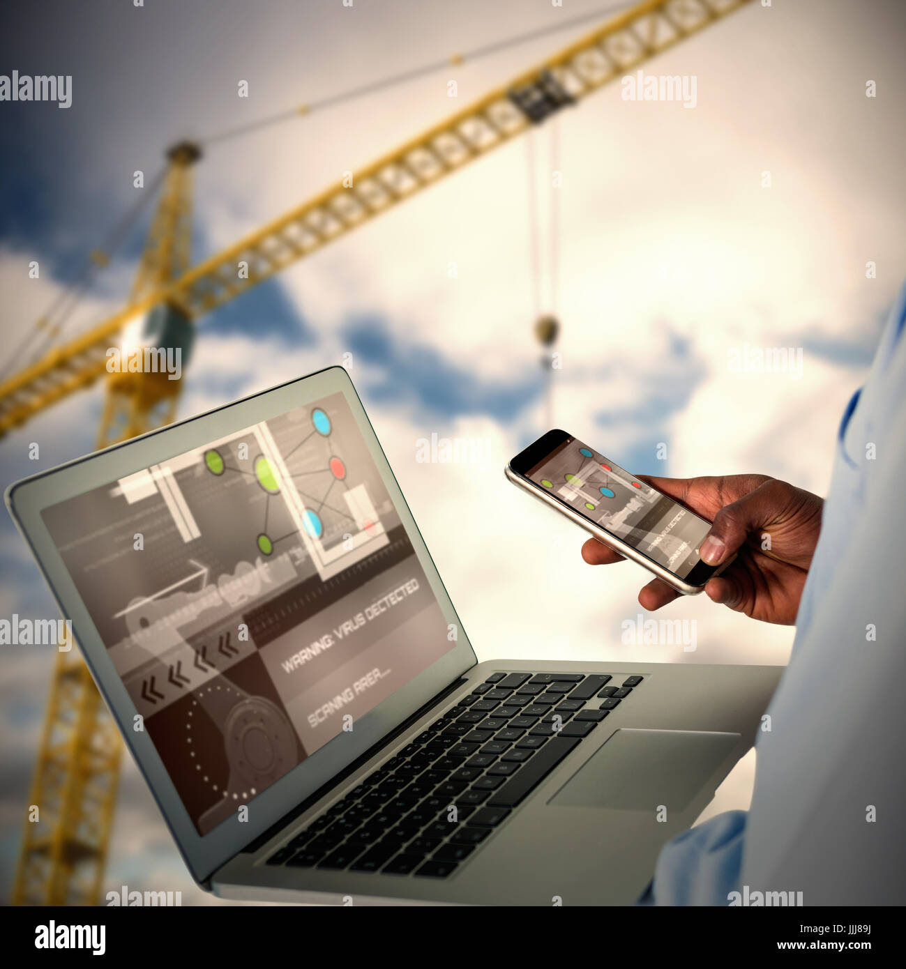 3d computer laptop mobile phone hi-res stock photography and images - Alamy