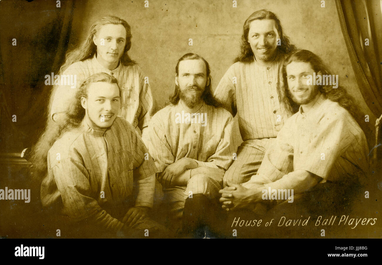Israelite House of David baseball team, 1925, semi-professional ...