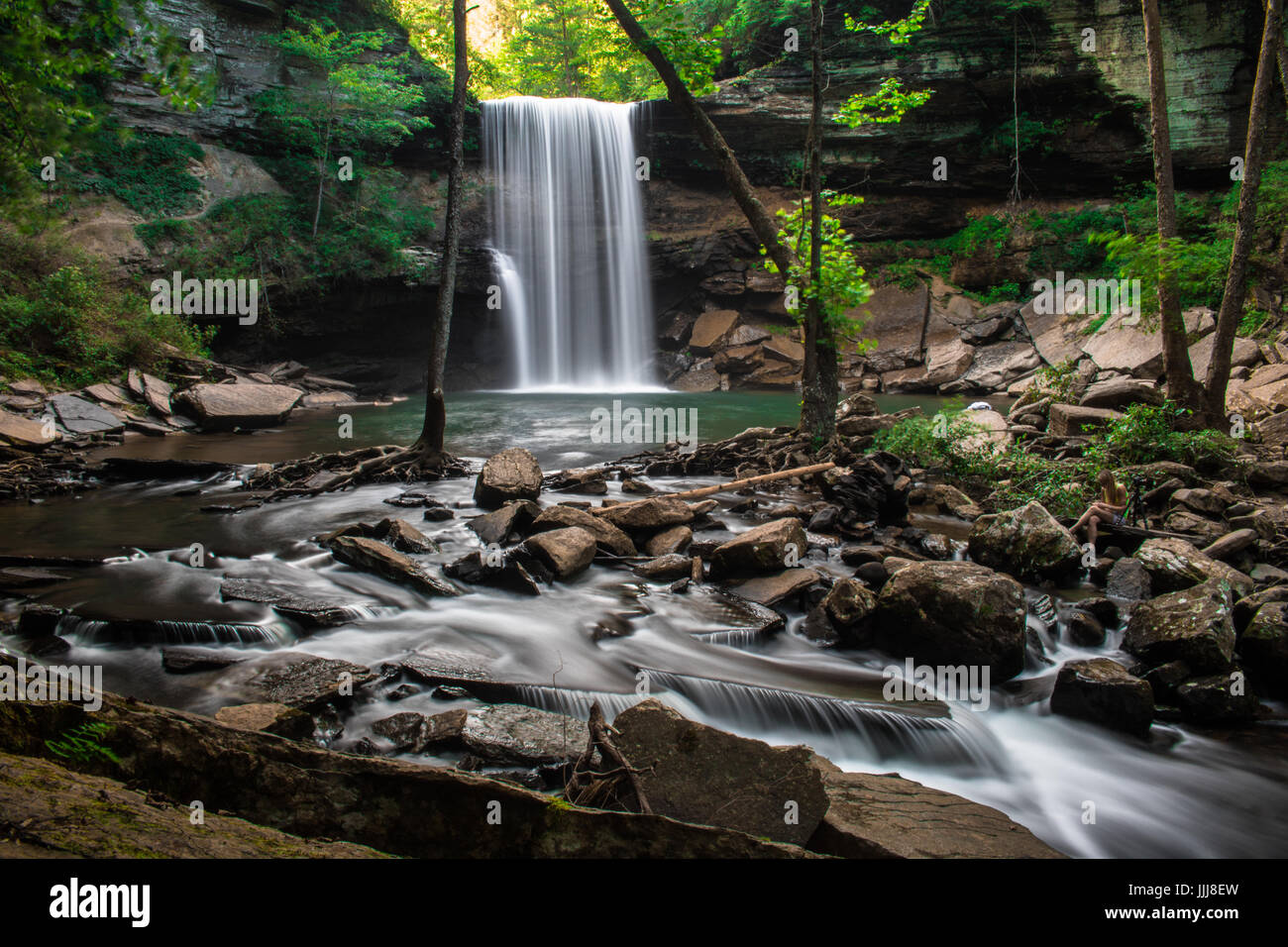 Long Exposure Waterfall Stock Photo - Alamy