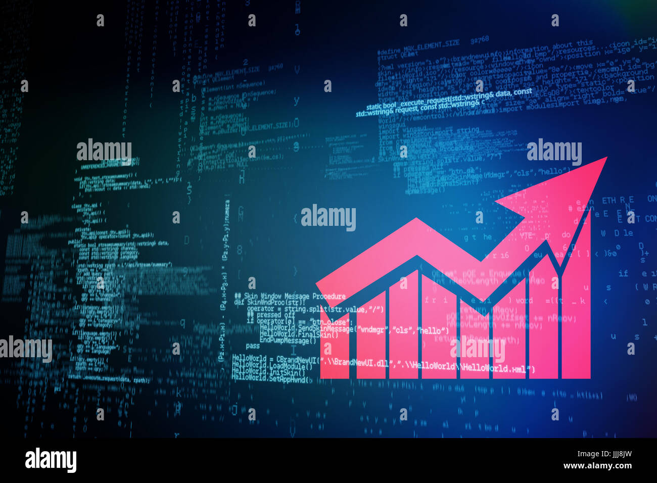 3d bar graph computer hi-res stock photography and images - Alamy