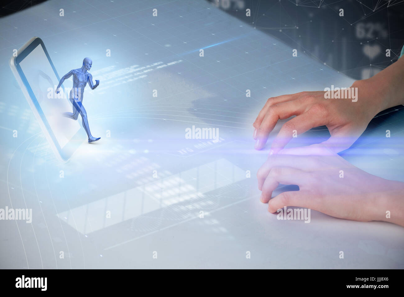 Computer animated hand hi-res stock photography and images - Alamy