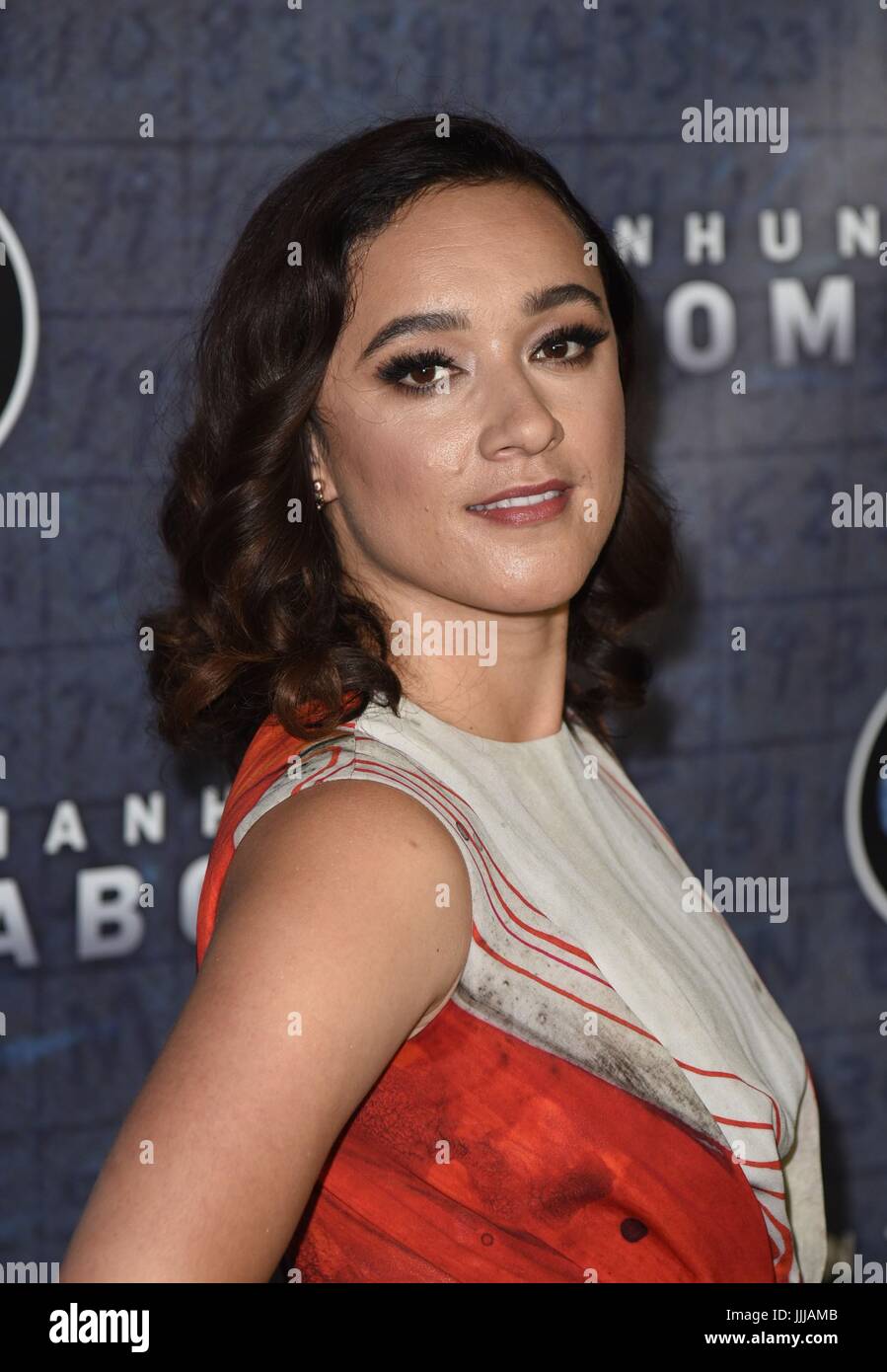 New York, NY, USA. 19th July, 2017. Keisha Castle-Hughes at arrivals ...