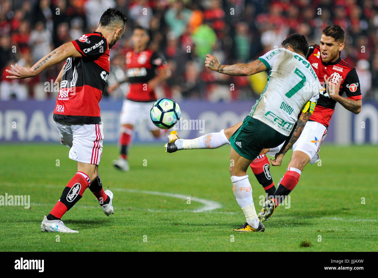 Rio De Janeiro, Brazil. 19th July, 2017. Dudu during Flamengo vs ...