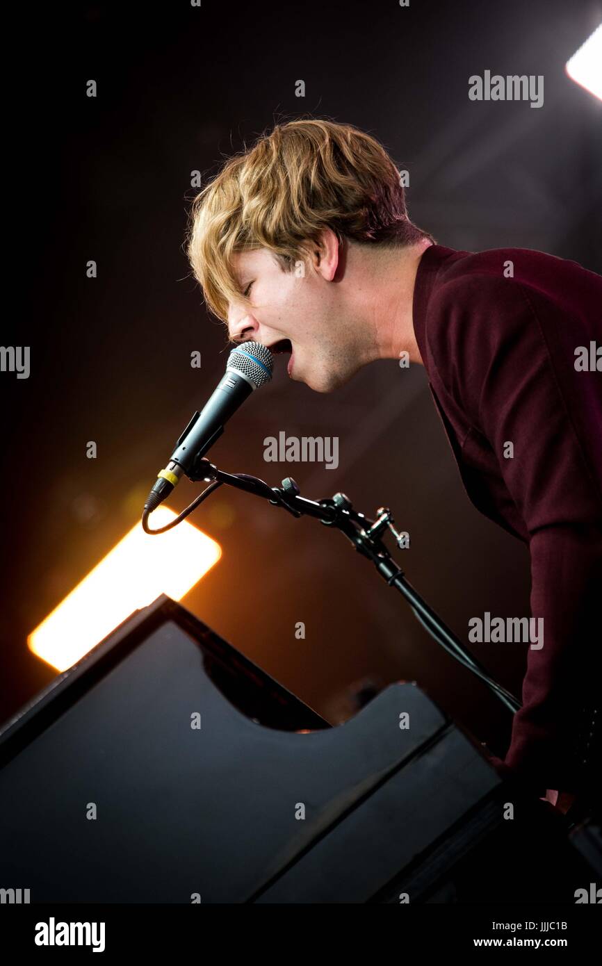 Locarno, Switzerland 19th july Tom Odell performs live at Moon&Stars ...