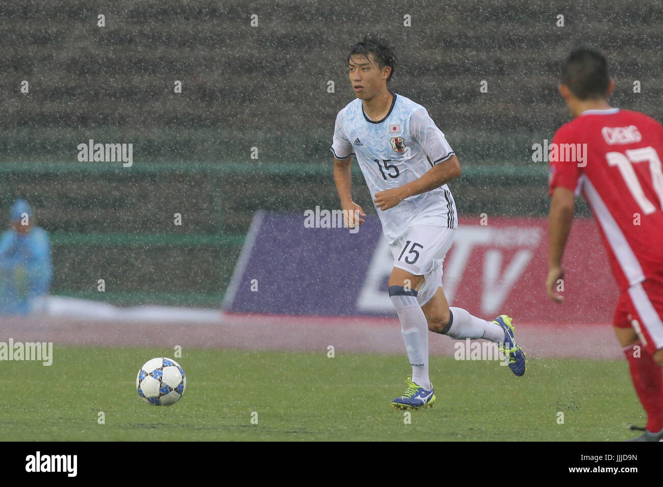 Phnom Penh, Cambodia. 19th July, 2017. Taiyo Koga (JPN) Football/Soccer ...