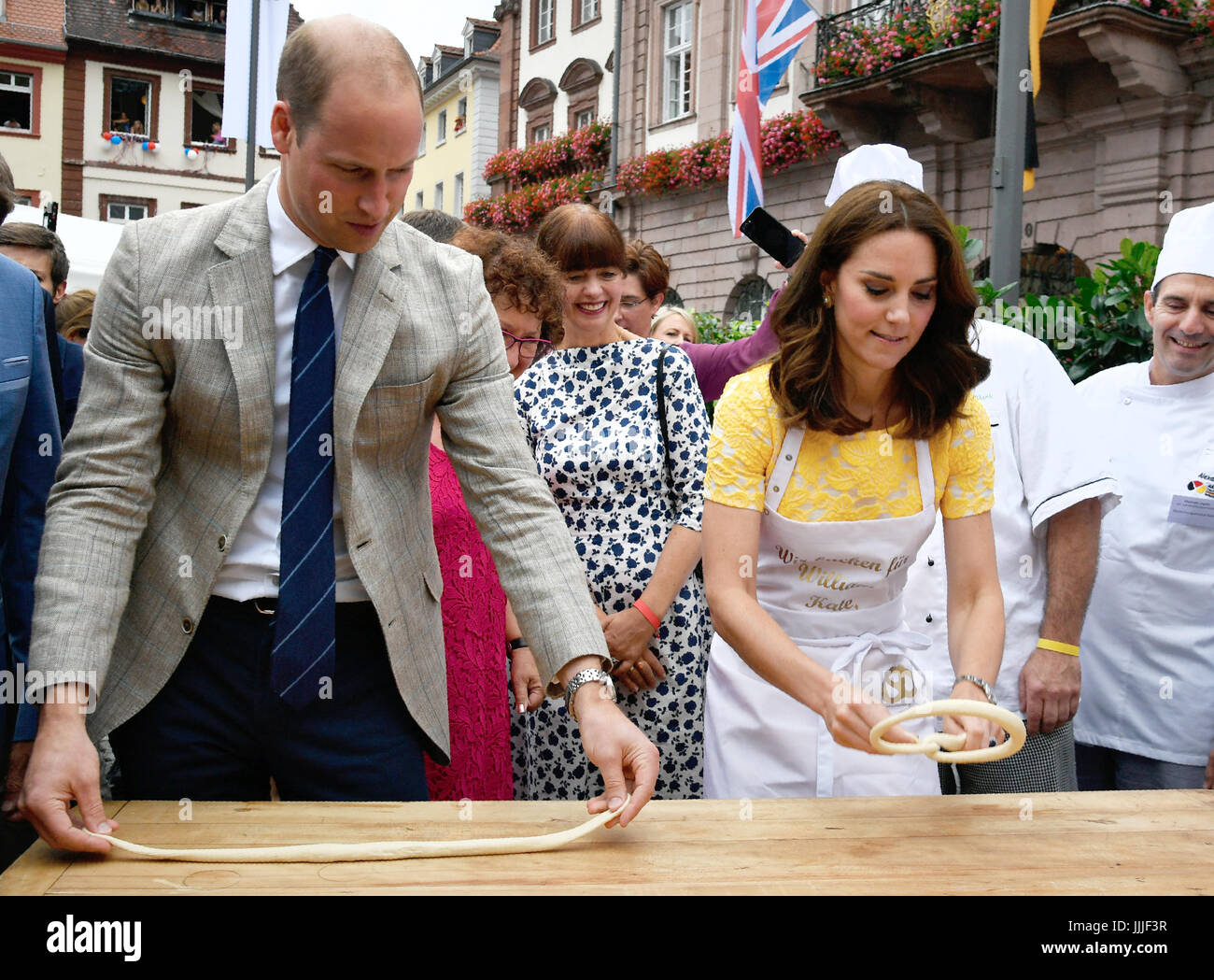 Heidelberg, Germany. 20th July, 2017. Britain's Prince William and his ...