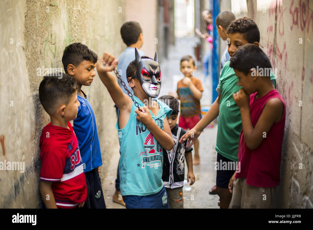Gaza City, The Gaza Strip, Palestine. 20th July, 2017. Palestinian ...