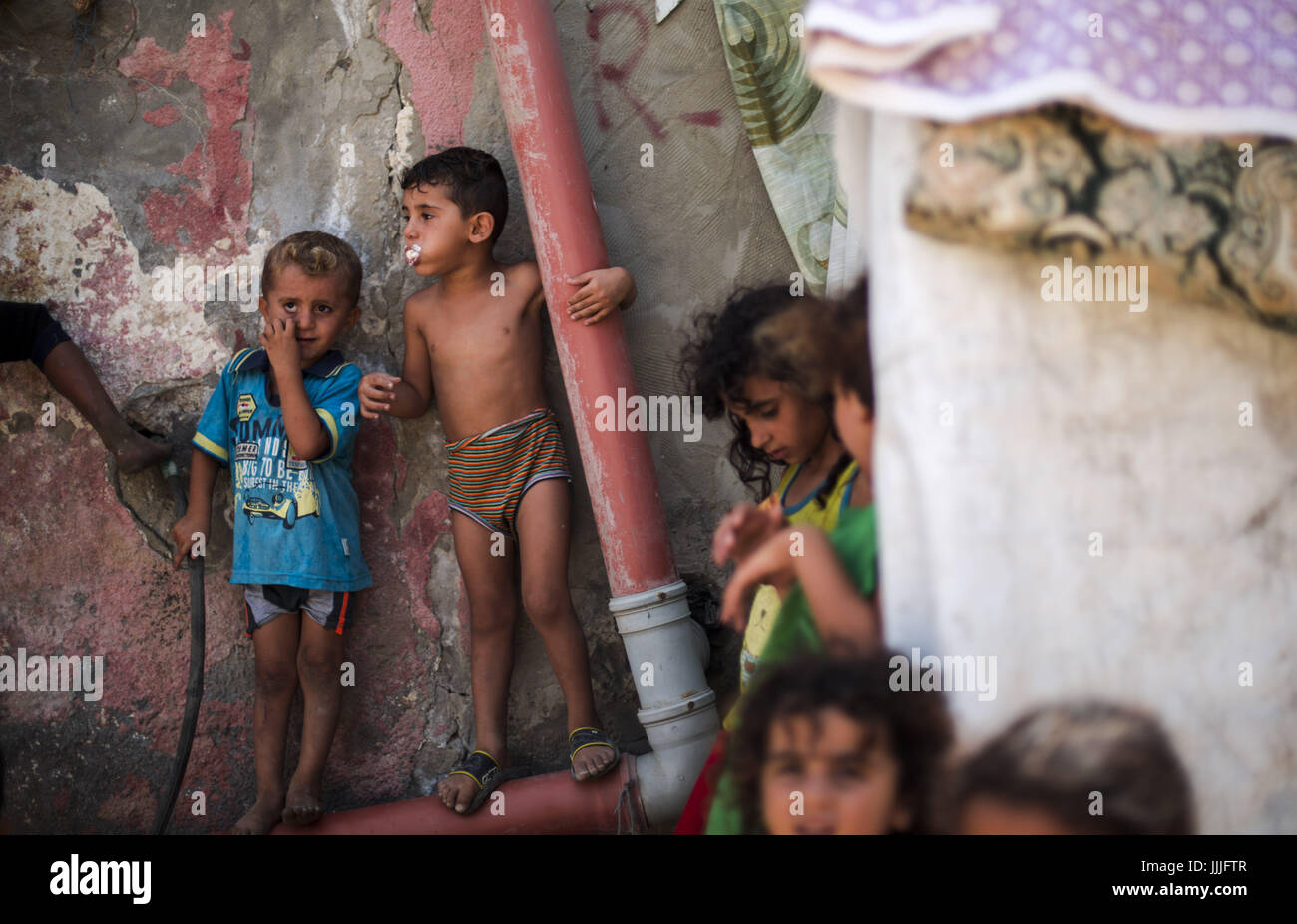 Gaza City, The Gaza Strip, Palestine. 20th July, 2017. Palestinian ...