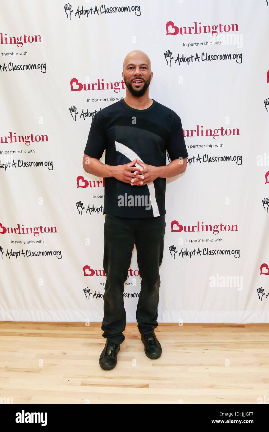 New York, NY, USA. 20th July, 2017. Lonnie Rashid "Common" Lynn, Jr. at ...