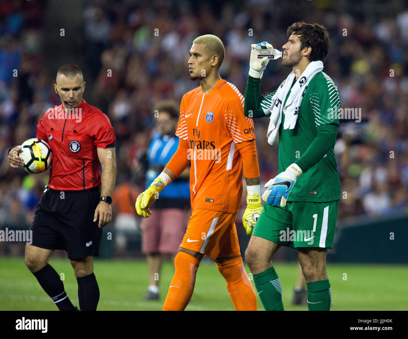 Detroit, USA. 19th Jul, 2017.Paris Saint-Germain goalkeeper Alphonse ...