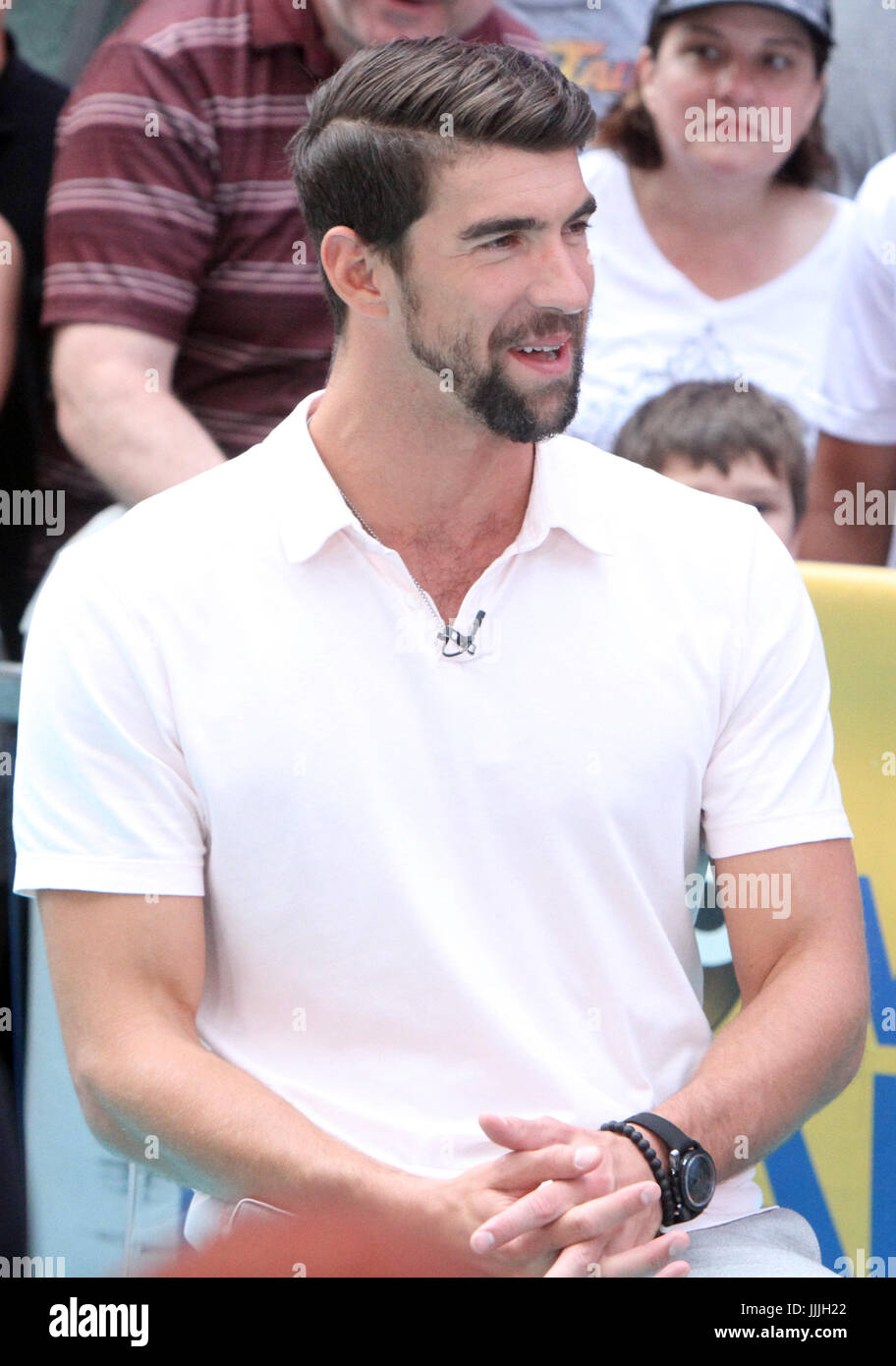 New York, NY, USA. 20th July, 2017. Michael Phelps at Good Morning ...
