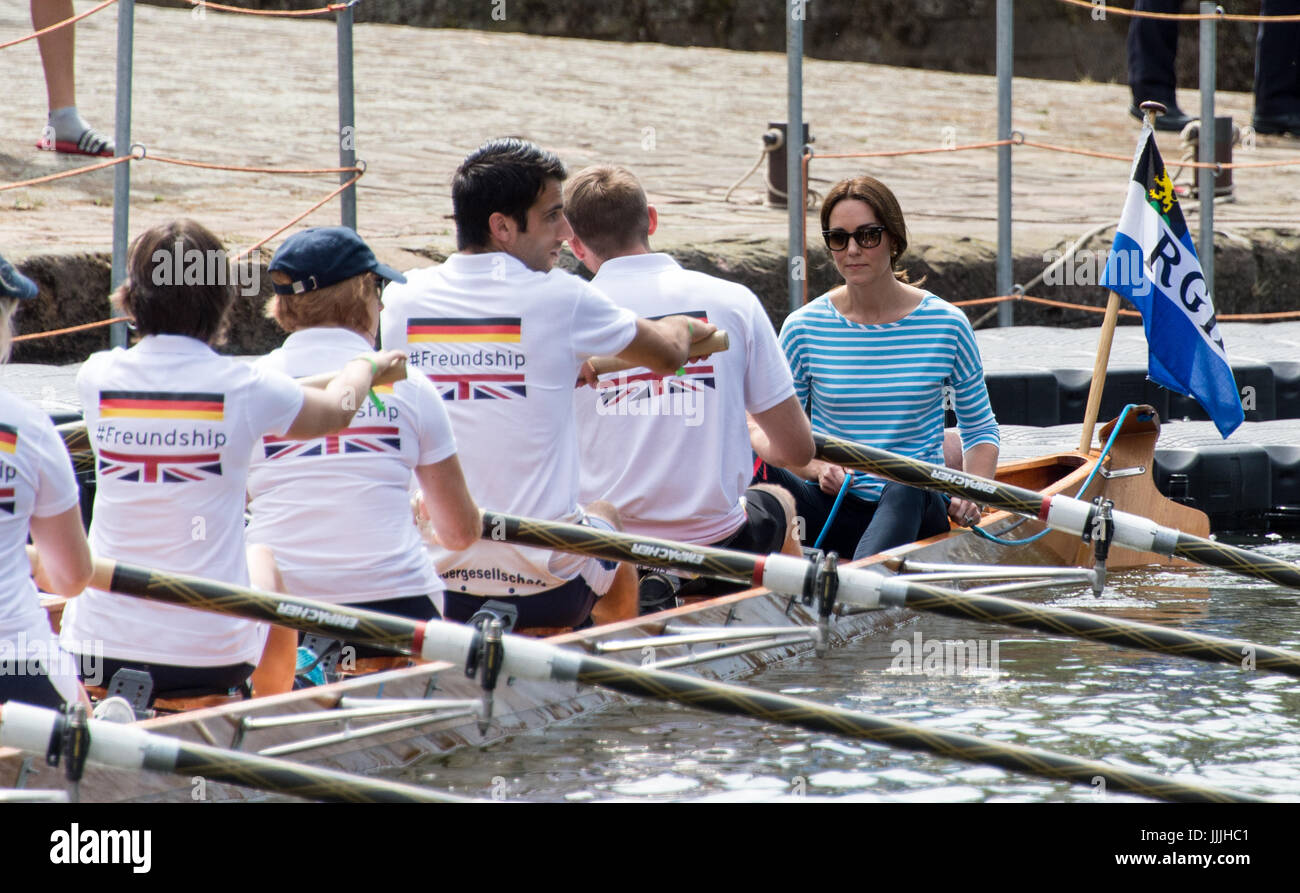 Heidelberg, Germany. 20th July, 2017. Great Britain's Duchess Kate ...