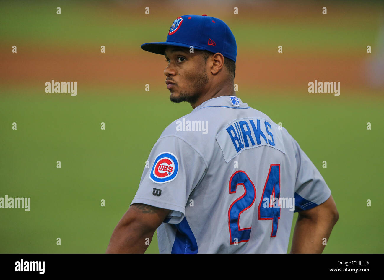 MILB Smokies vs Jumbo Shrimp JUL 19: Tennessee Smokies left fielder ...