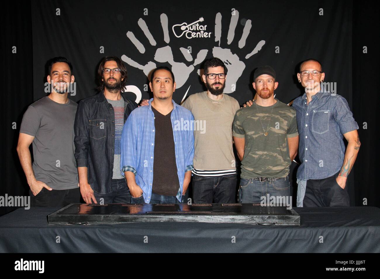 Los Angeles, Ca, USA. 18th June, 2017. Linkin Park, Mike Shinoda, Rob ...