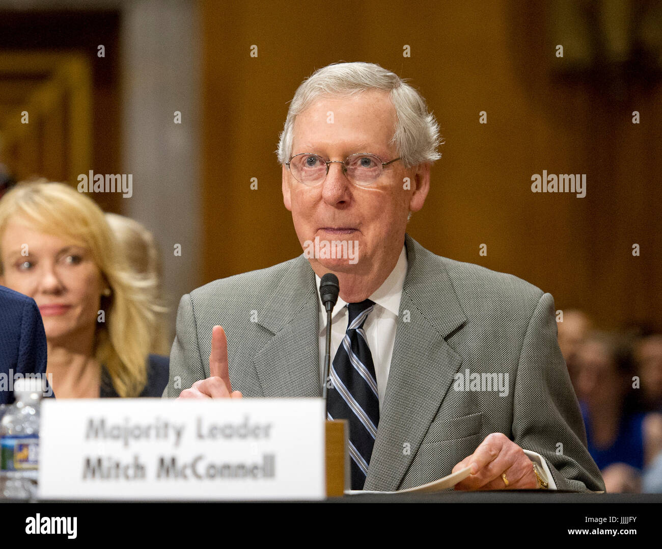 United States Senate Majority Leader Mitch McConnell (Republican of ...
