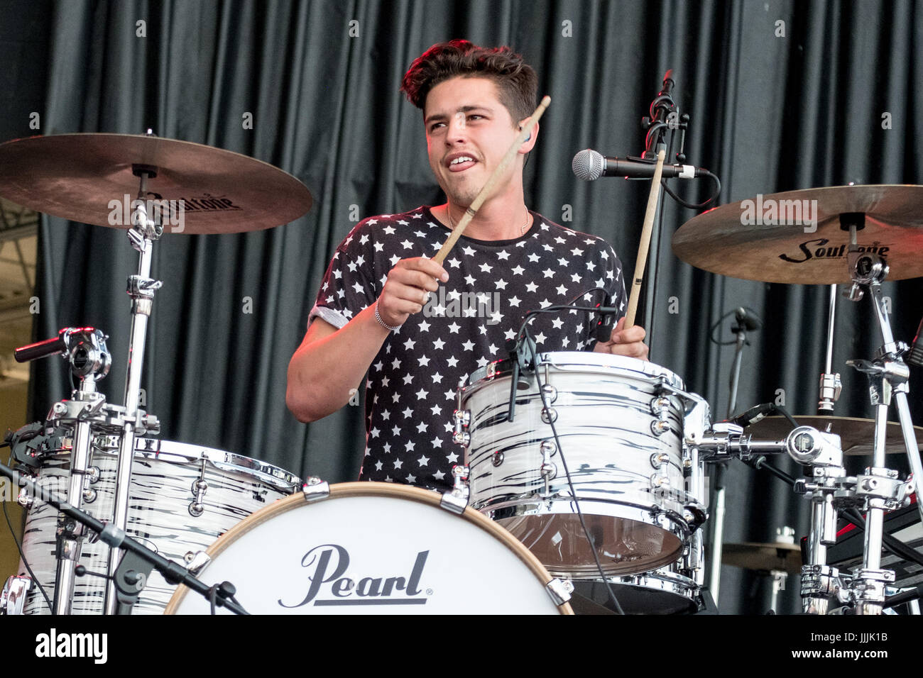 July 4, 2017 - Milwaukee, Wisconsin, U.S - JACOB LEE WICK of Dreamers ...